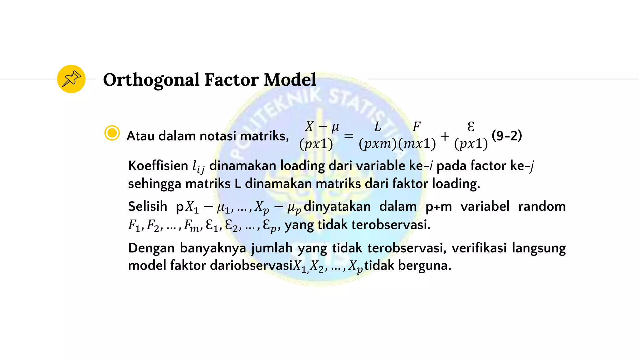 Analisis Faktor (1) | PPTX