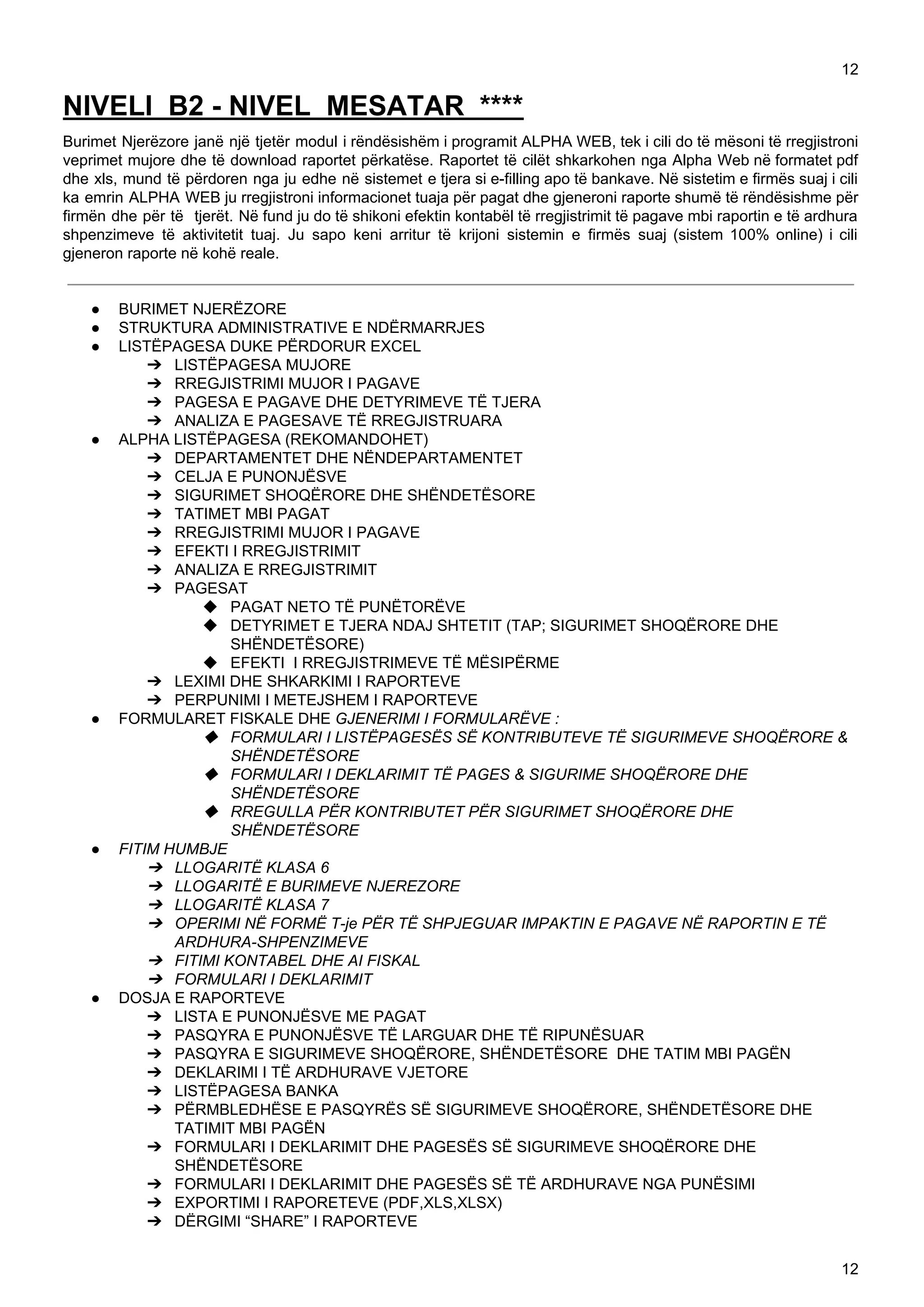 PROGRAMI PER ALPHA WEB | PDF