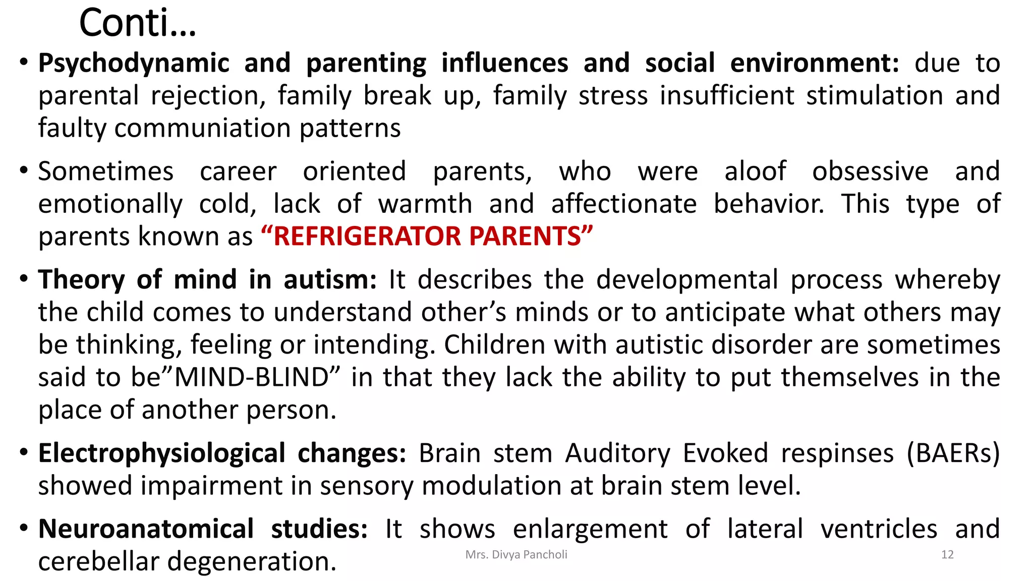 AUTISM SPECTRUM DISORDER | PPTX | Brain and Nervous System Disorders ...