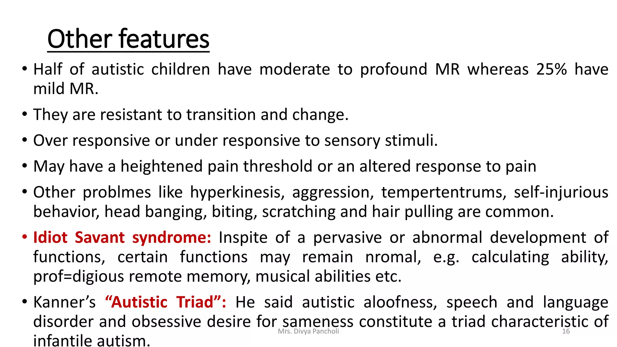 AUTISM SPECTRUM DISORDER | PPTX | Brain and Nervous System Disorders ...