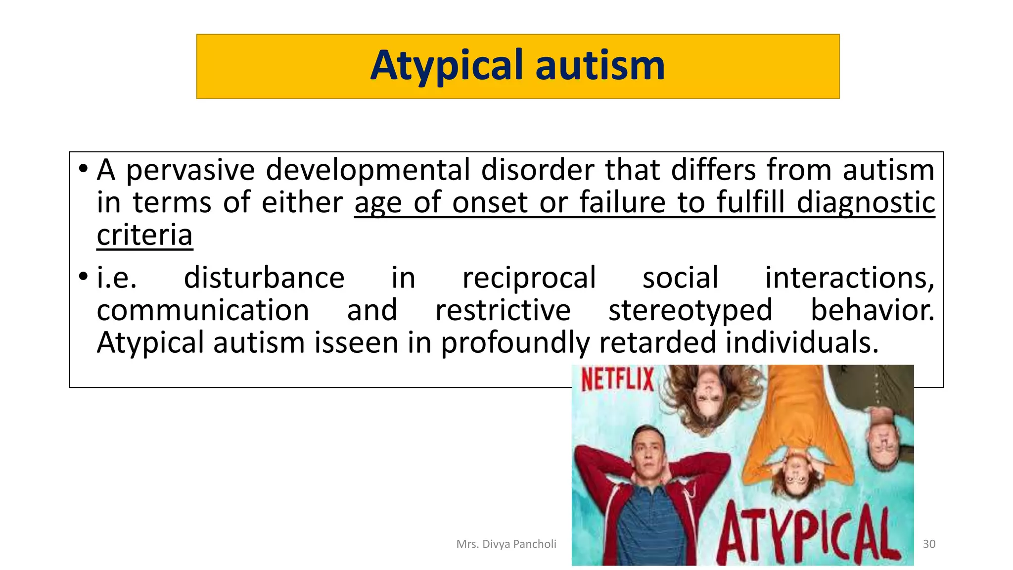 AUTISM SPECTRUM DISORDER | PPTX | Brain and Nervous System Disorders ...