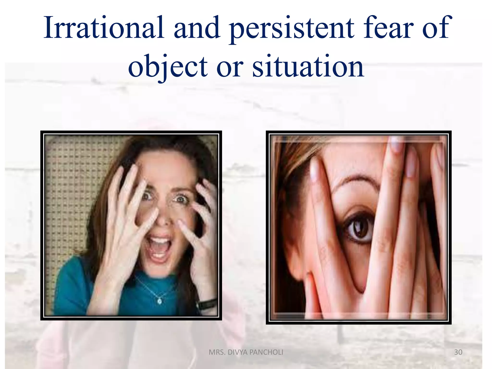 Phobic Anxiety Disorder | PPTX