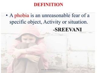 Phobic Anxiety Disorder | PPTX