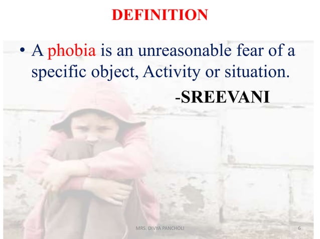 Phobic Anxiety Disorder | PPTX | Mental Health | Diseases and Conditions