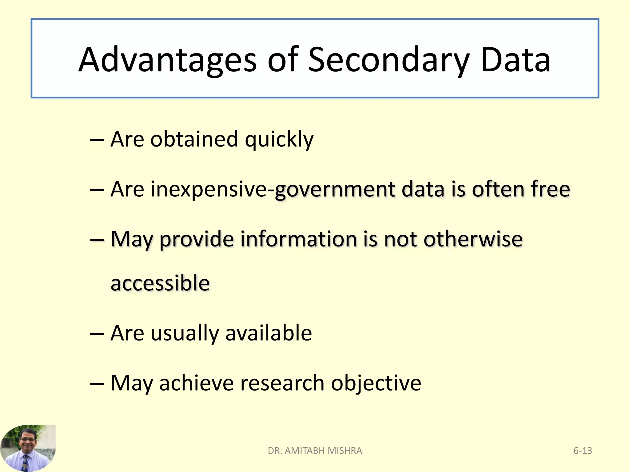 Primary & Secondary Data | PDF