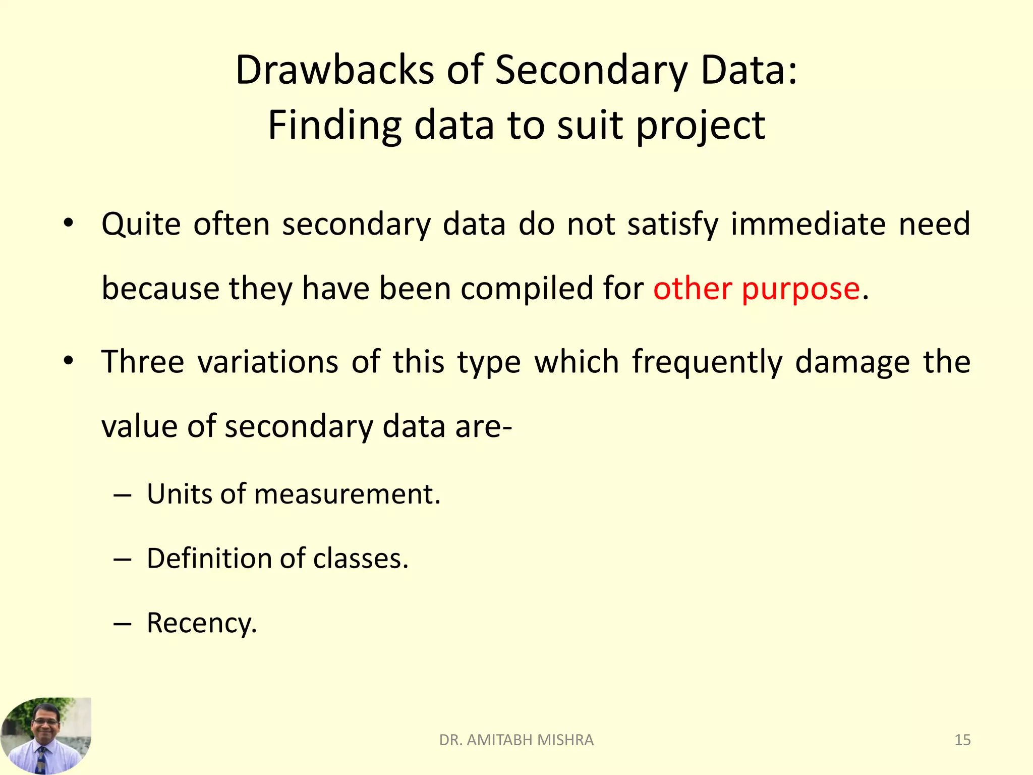Primary & Secondary Data | PDF