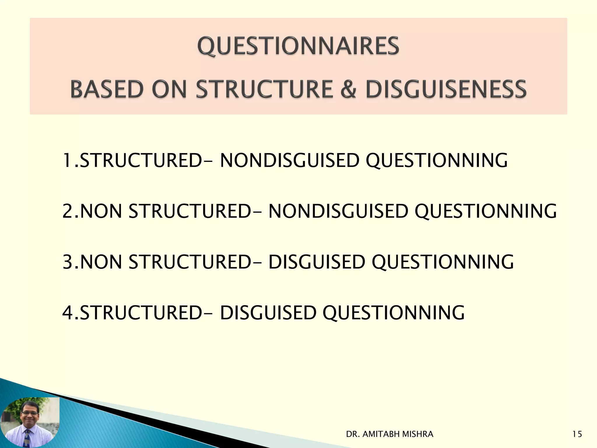 Questionnaire Method of Data Collection | PDF