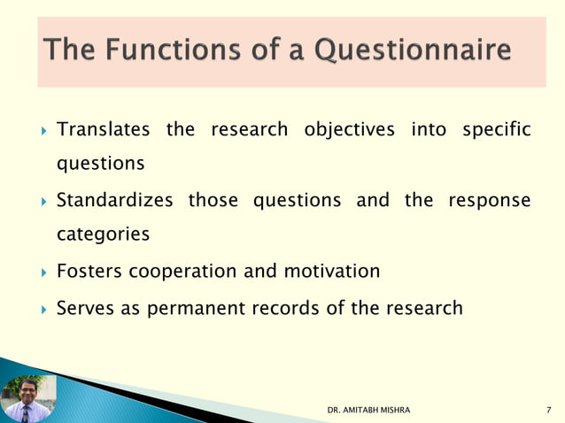 Questionnaire Method of Data Collection | PDF
