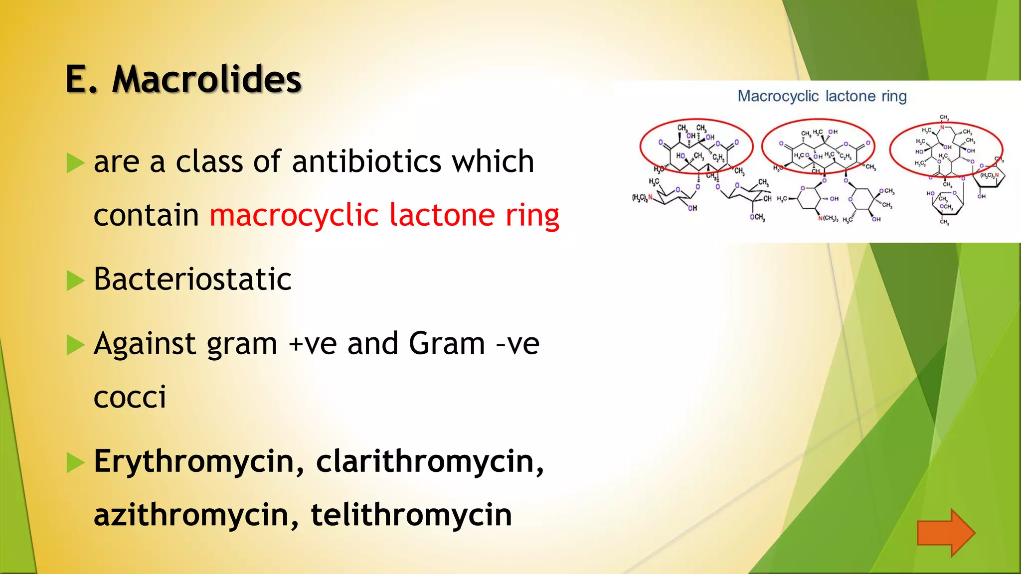 2.4 antimicrobial agents ( macrolides and floroquinolones) | PDF
