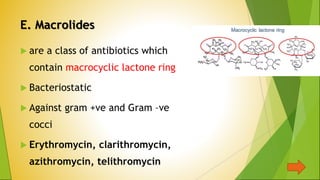 2.4 antimicrobial agents ( macrolides and floroquinolones) | PDF ...
