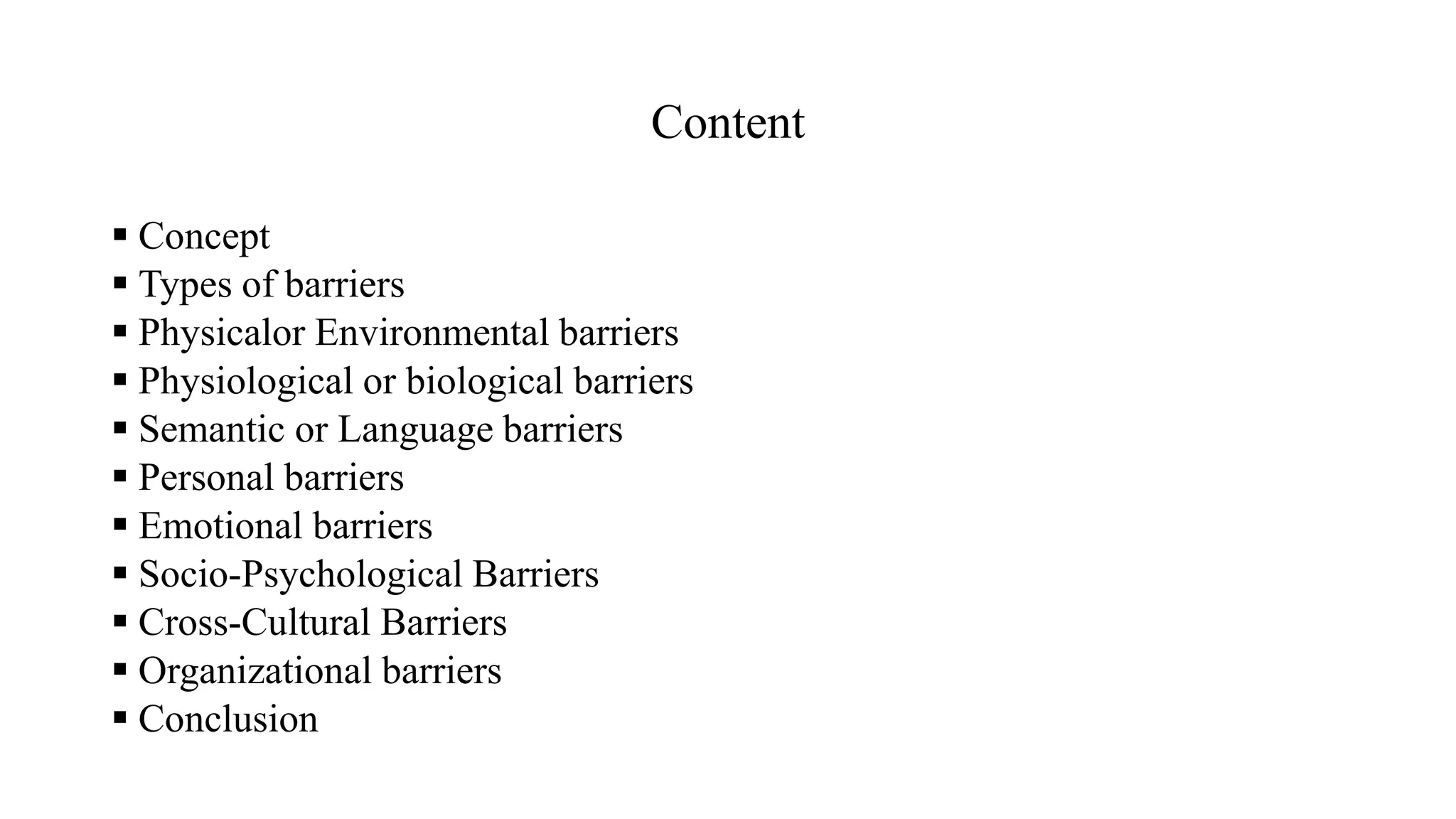 Communication Barriers | PPTX | Web Conferencing | Computer Software and Applications