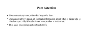 Communication Barriers | PPTX