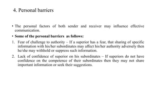 Communication Barriers | PPTX