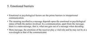 Communication Barriers | PPTX | Web Conferencing | Computer Software and Applications