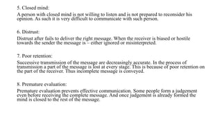 Communication Barriers | PPTX