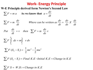 2. work energy principle by ghumare s m | PPTX