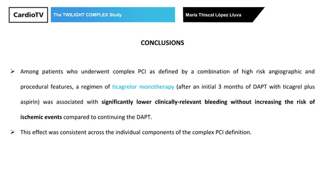 TWILIGHT - COMPLEX Study | PPT