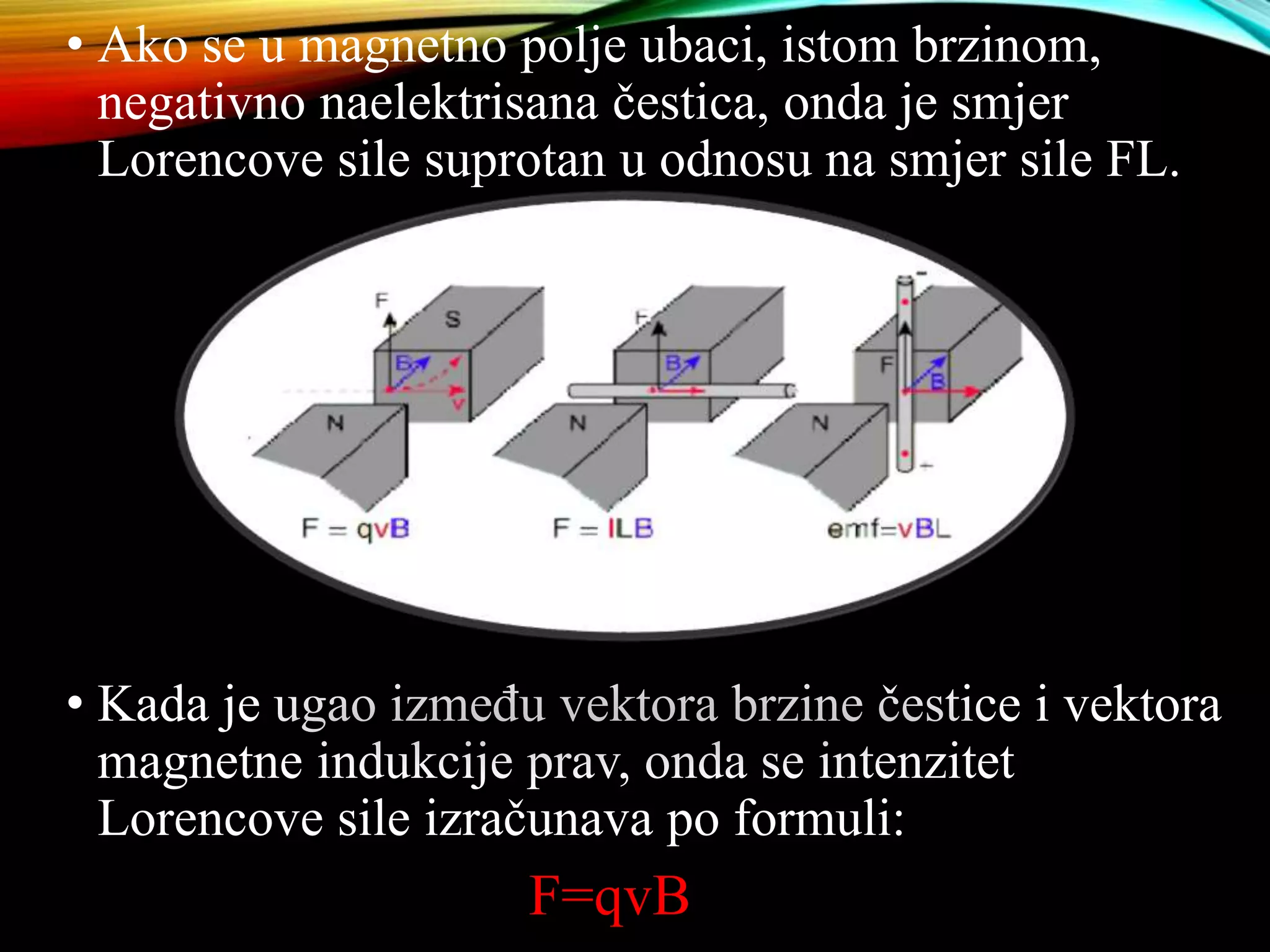 2. kretanje naelektrisanih cestica u magnetnom polju | PPTX