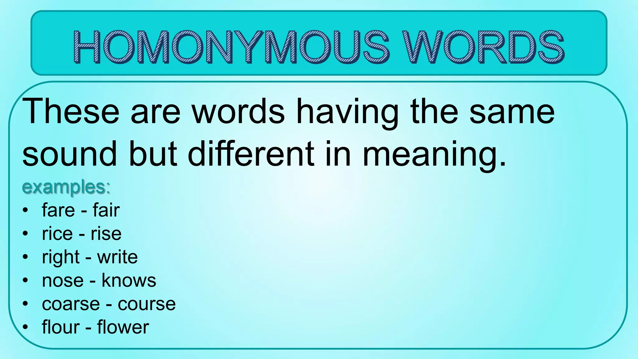 Classification of words-Technical Writing | PPT