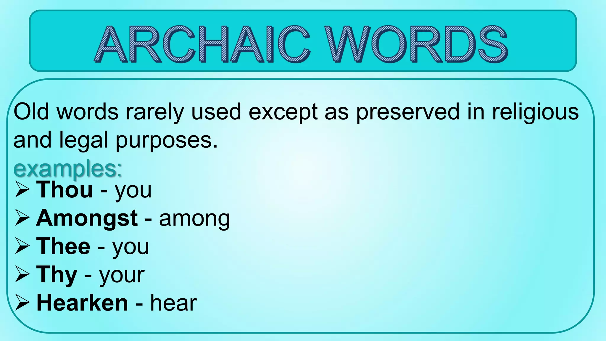 Classification of words-Technical Writing | PPT