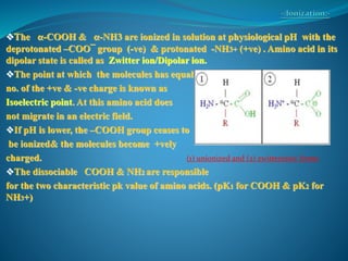 Amino acids structure classification & function by KK Sahu sir | PPT