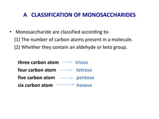 Monosaccharide by KK Sahu sir | PPTX | Nutrition | Healthy Living
