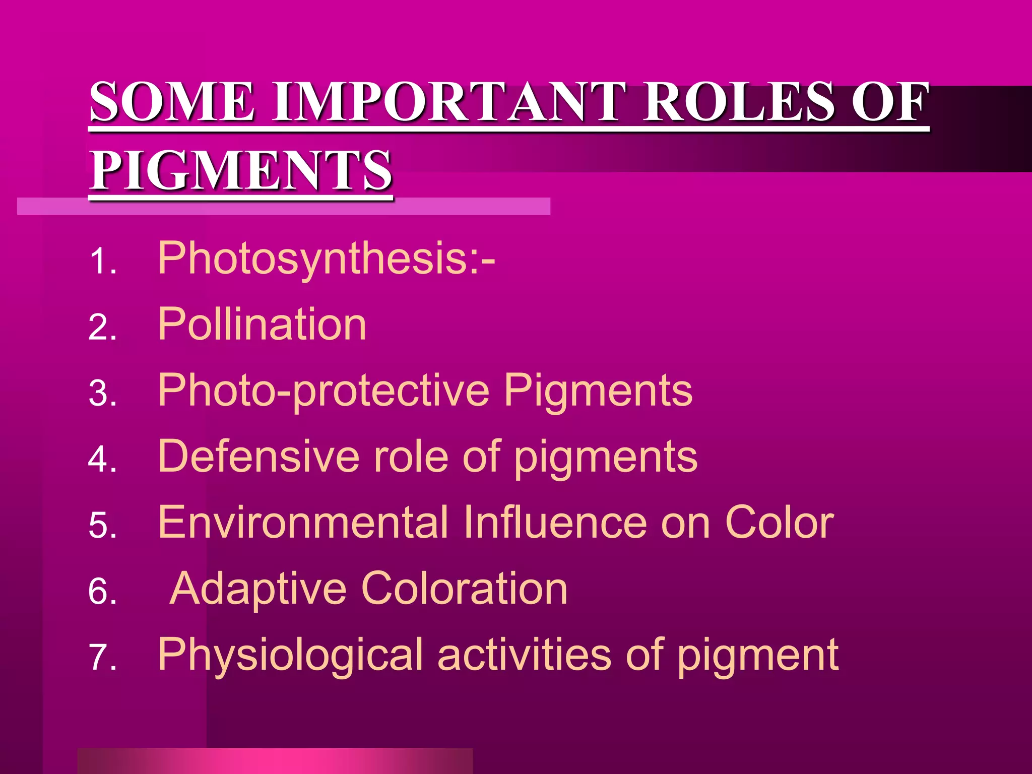 Pigment by KK Sahu sir | PPT