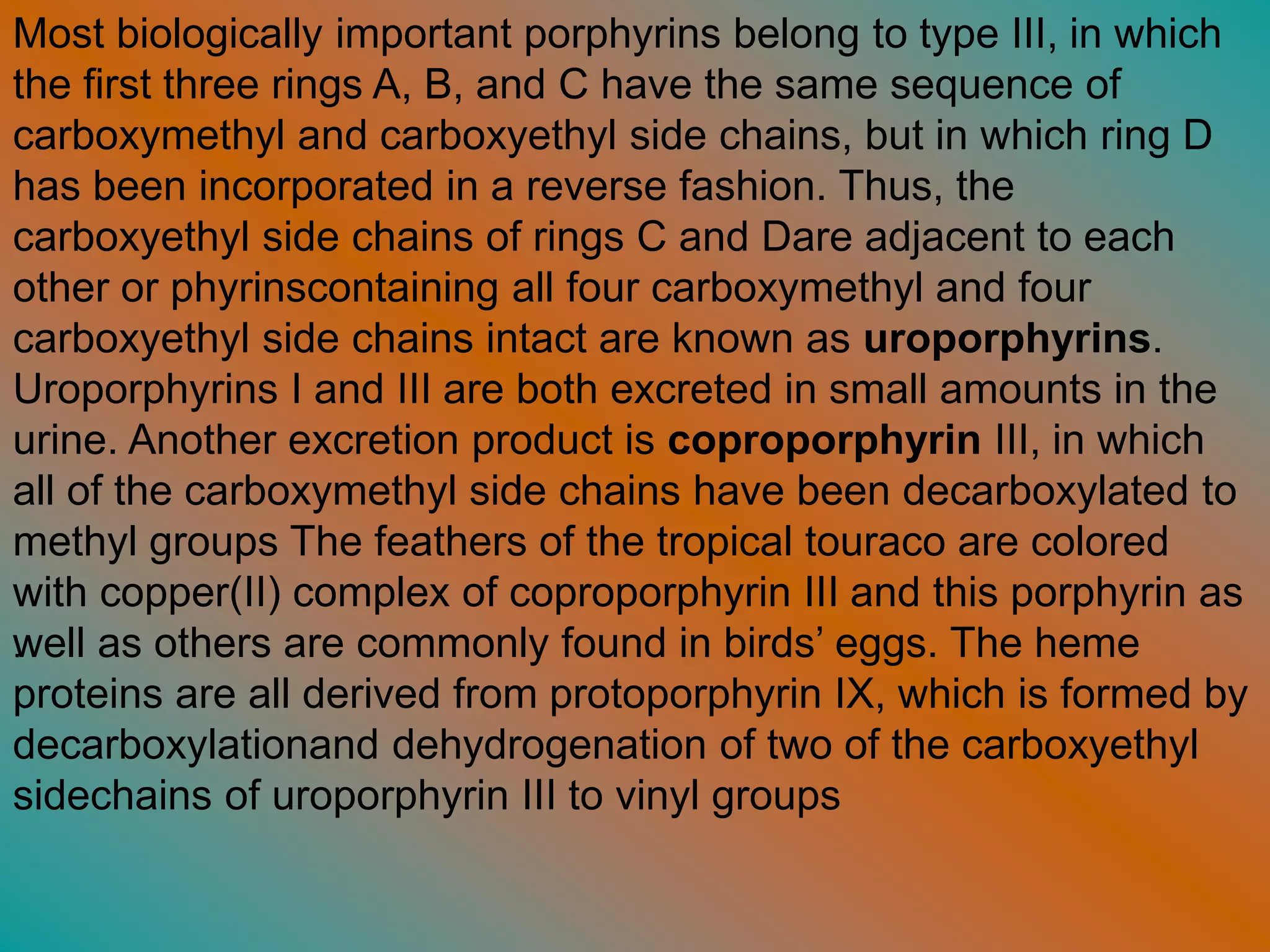 Porphirin by KK Sahu sir | PPT