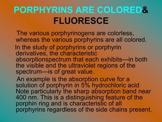 Porphirin by KK Sahu sir | PPT