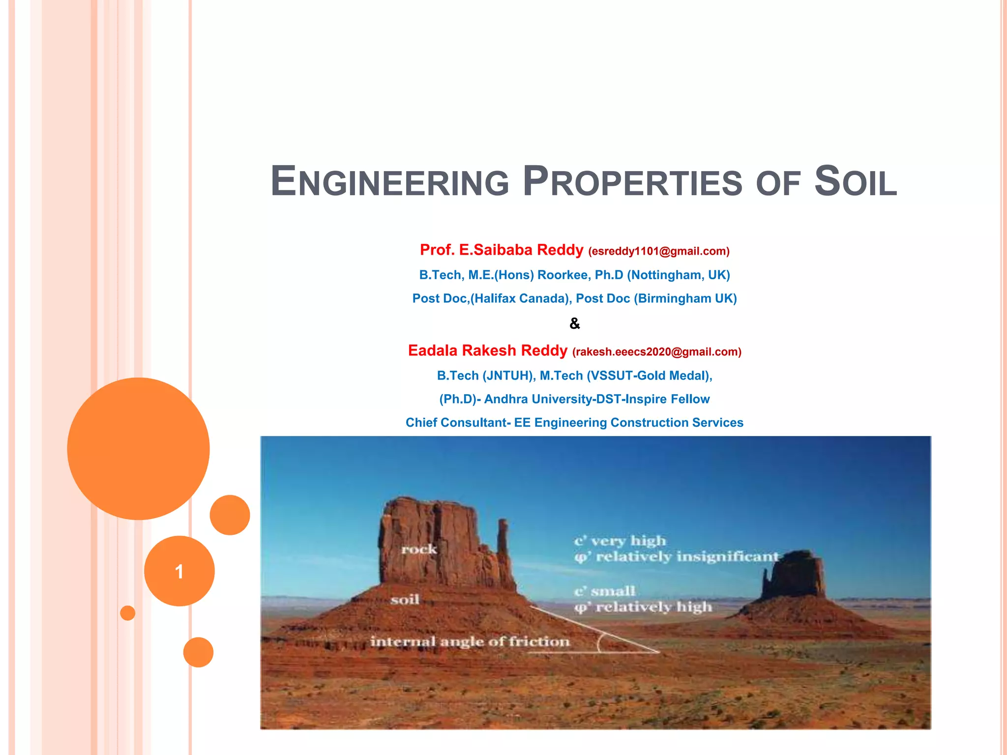 Engineering properties of soil | PPTX