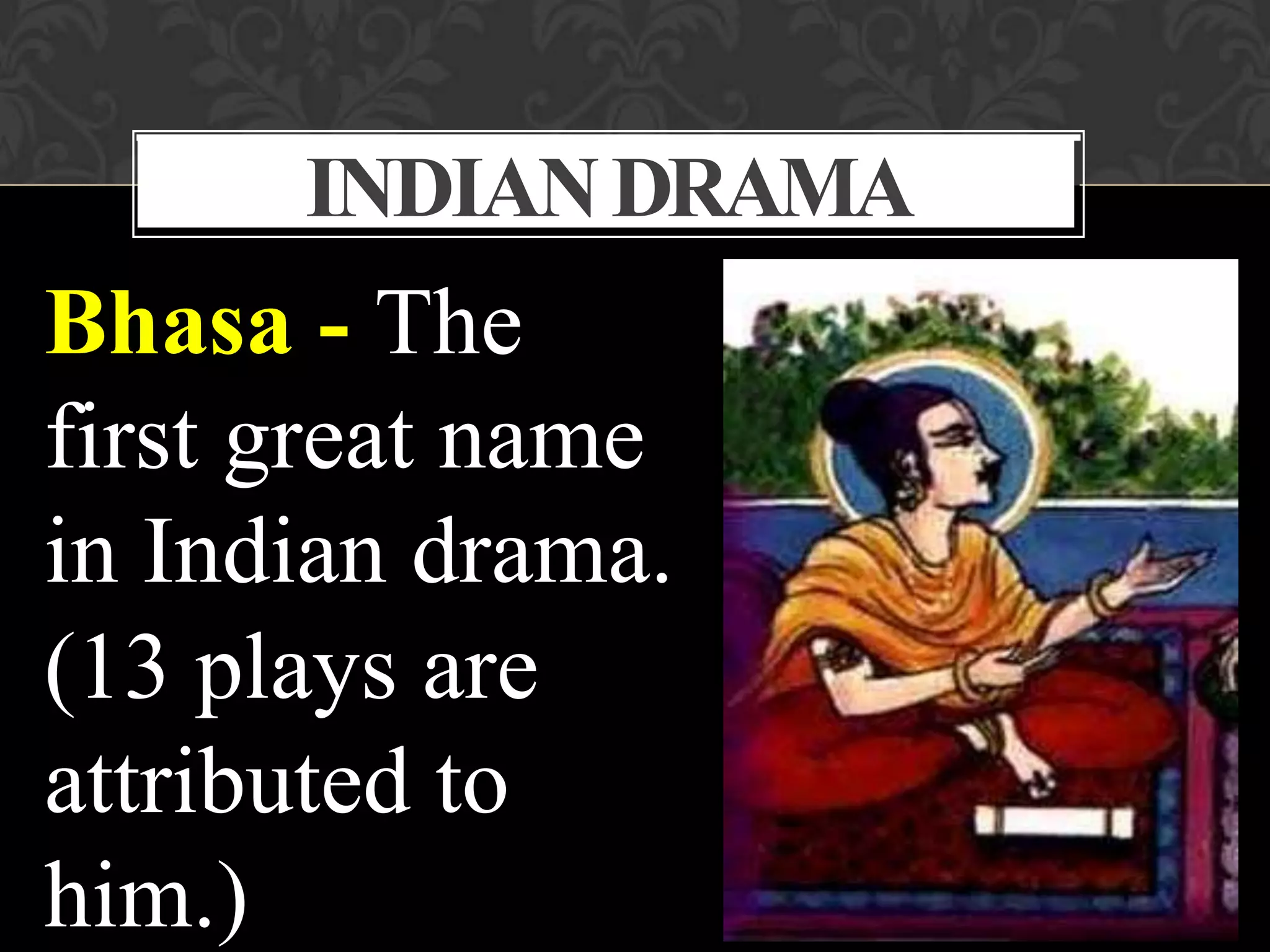 Representative texts and authors from Asia: INDIAN LIT | PPTX