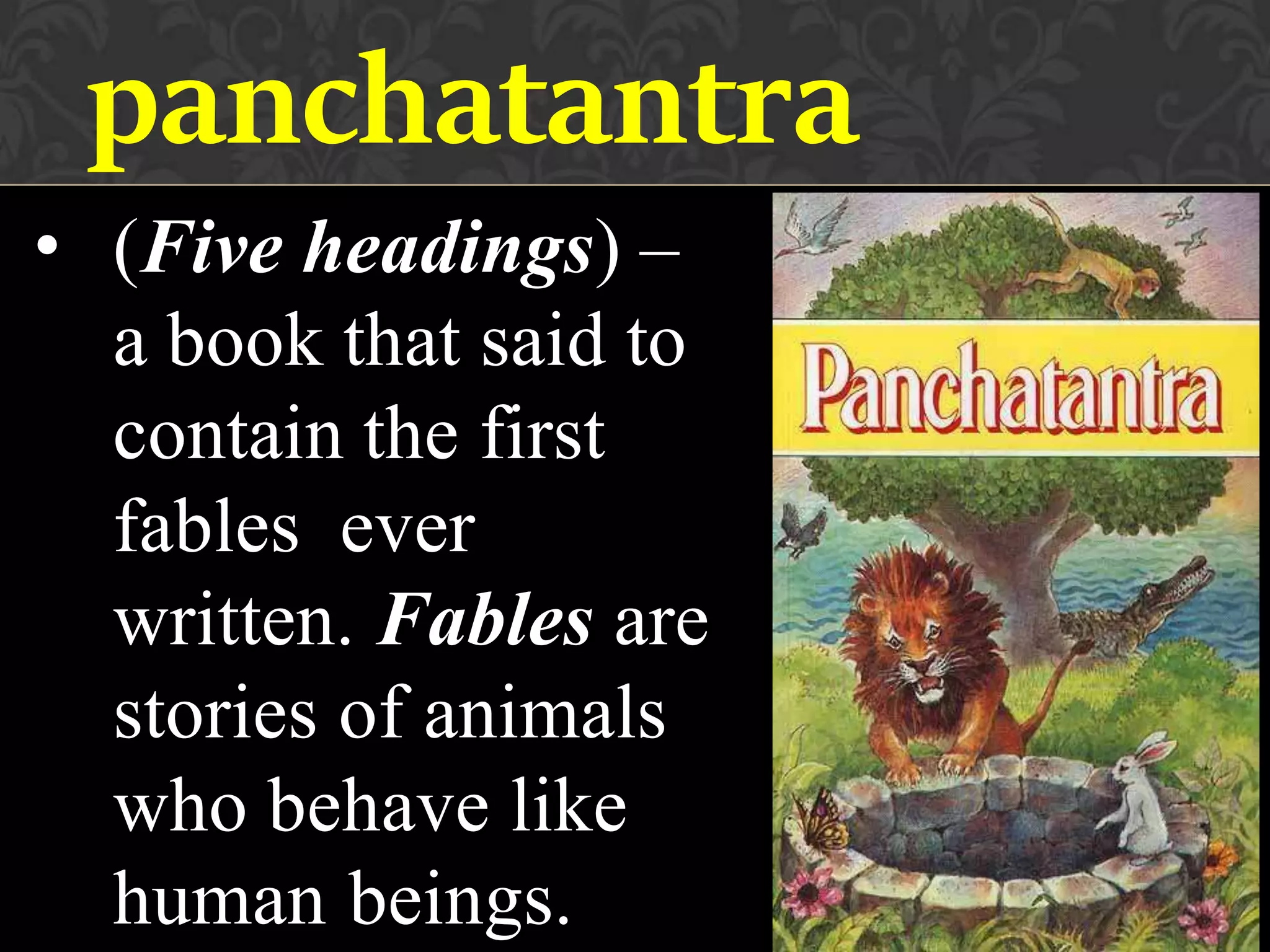 Representative texts and authors from Asia: INDIAN LIT | PPTX