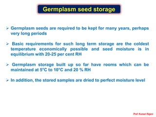 Principles of seed storage | PDF