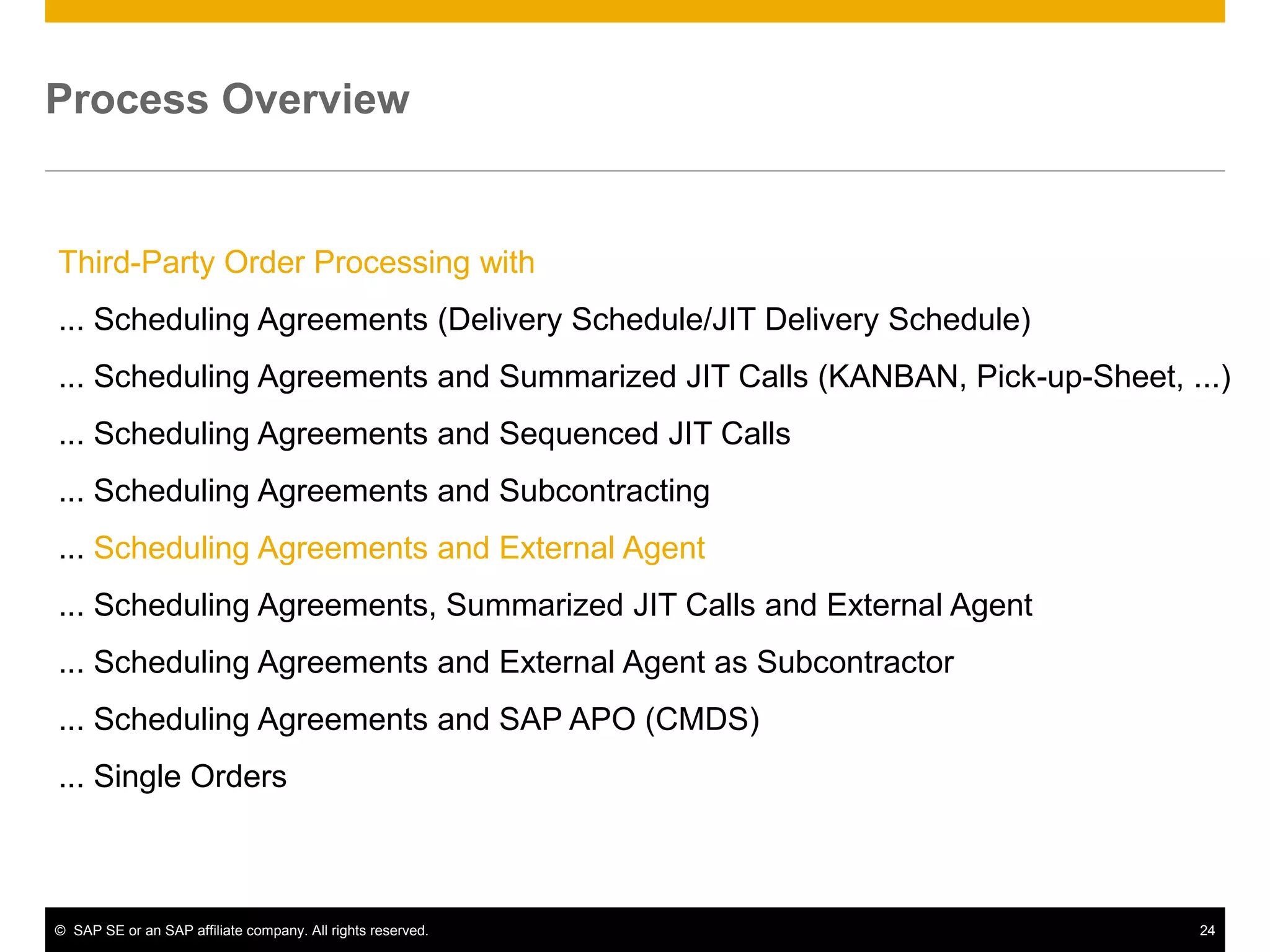 SAP Third party scenarios _automatives | PDF
