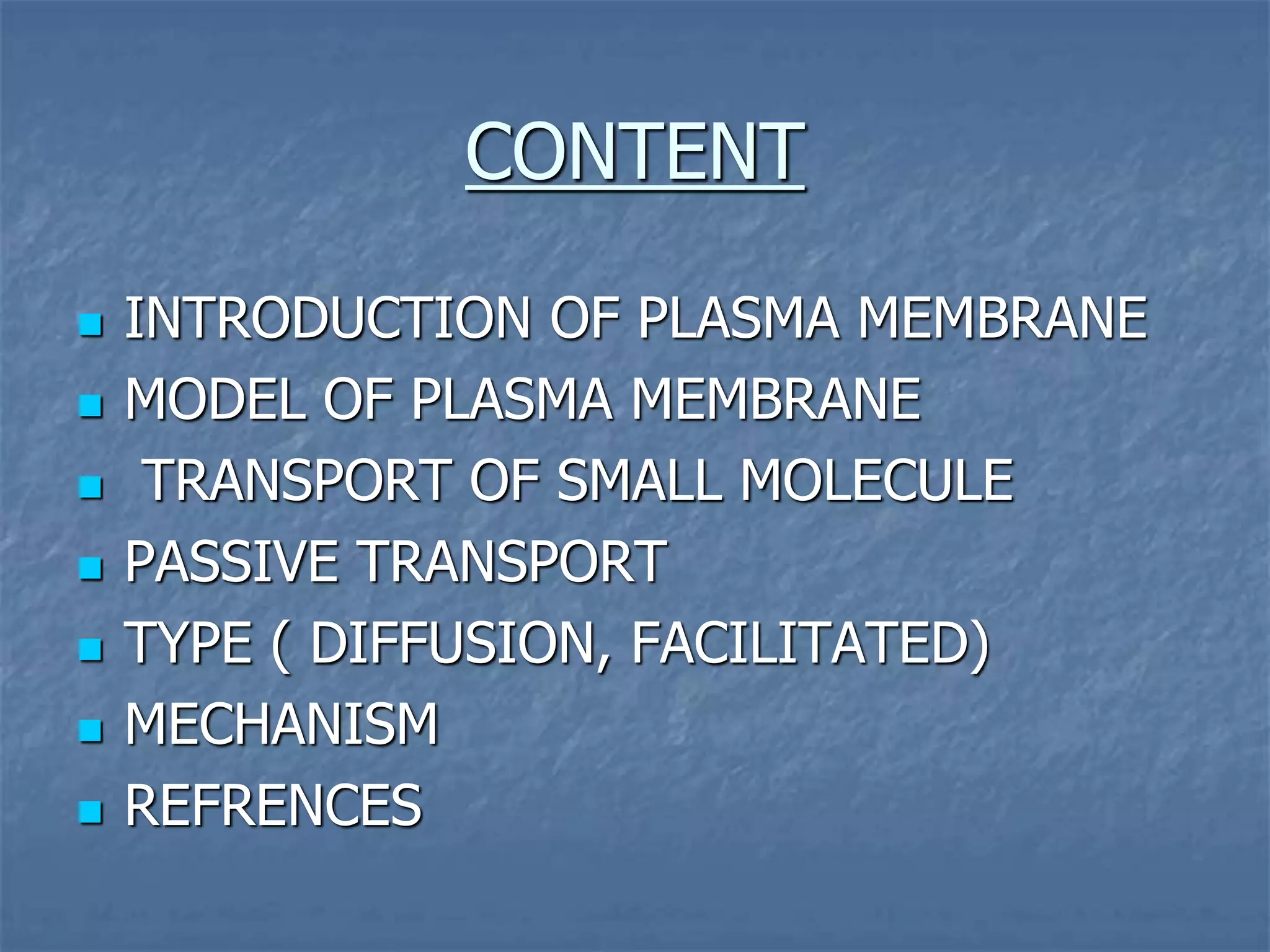 Transport of small molecule across cell membrane By KK Sahu Sir | PPT ...