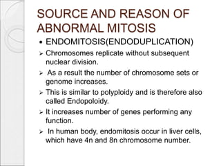 Abnormalities 0f mitotis By KK Sahu Sir | PPT