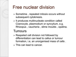 Abnormalities 0f mitotis By KK Sahu Sir | PPT