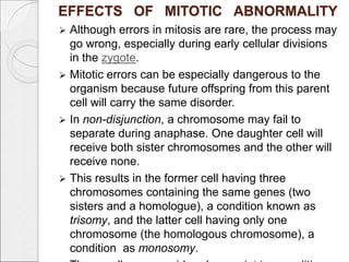 Abnormalities 0f mitotis By KK Sahu Sir | PPT
