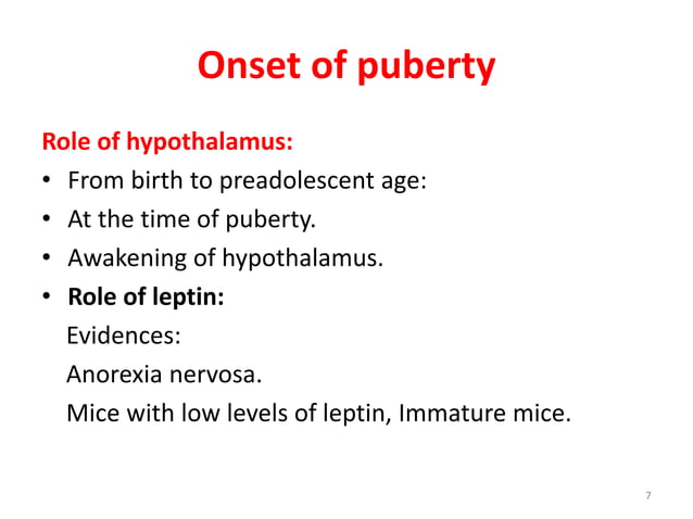 Puberty Menopause Pptx