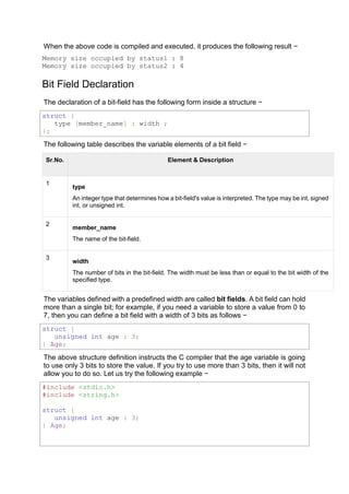 2. bit fields union enum | PDF