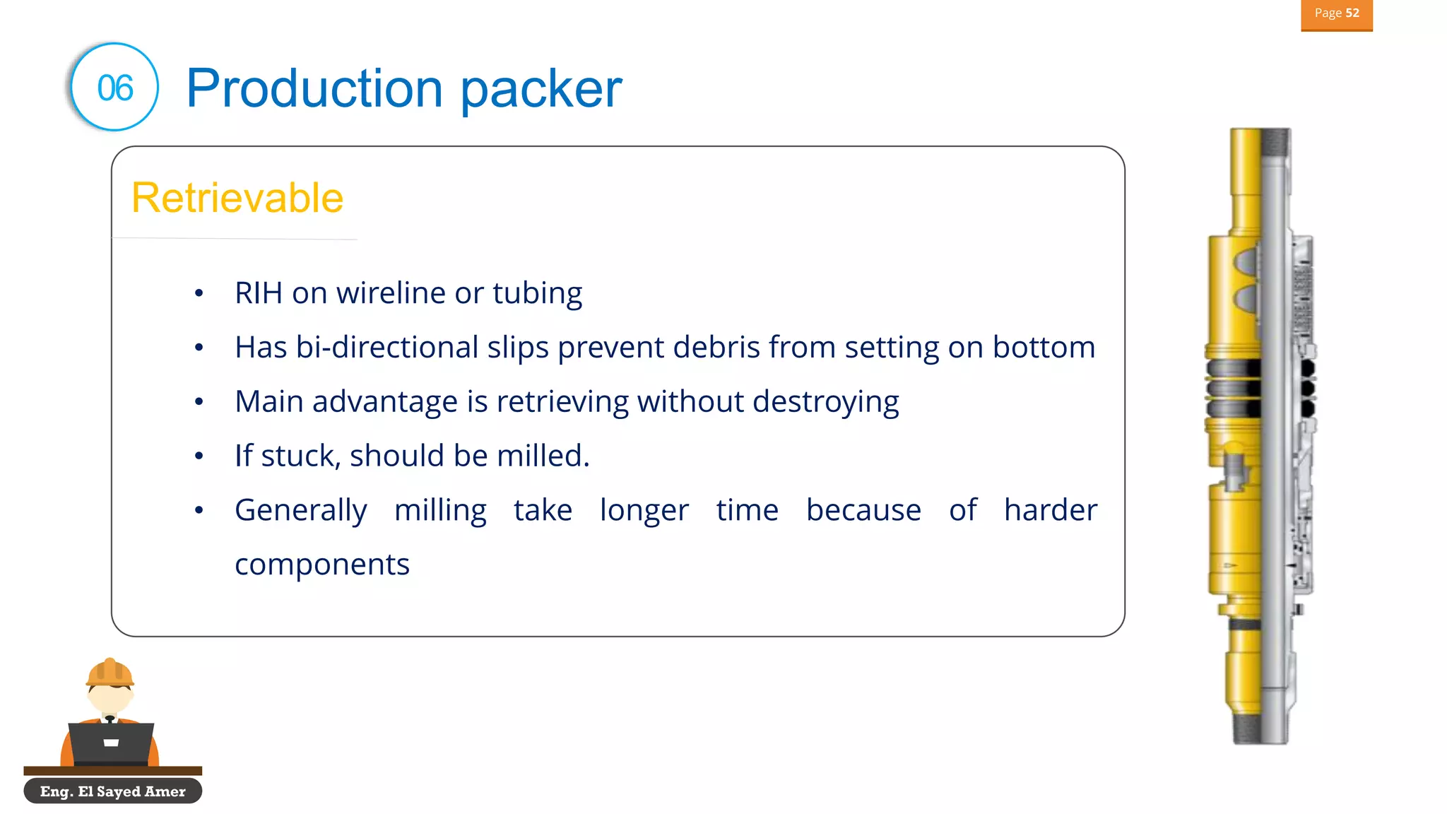 Production Packer setting and types | PDF