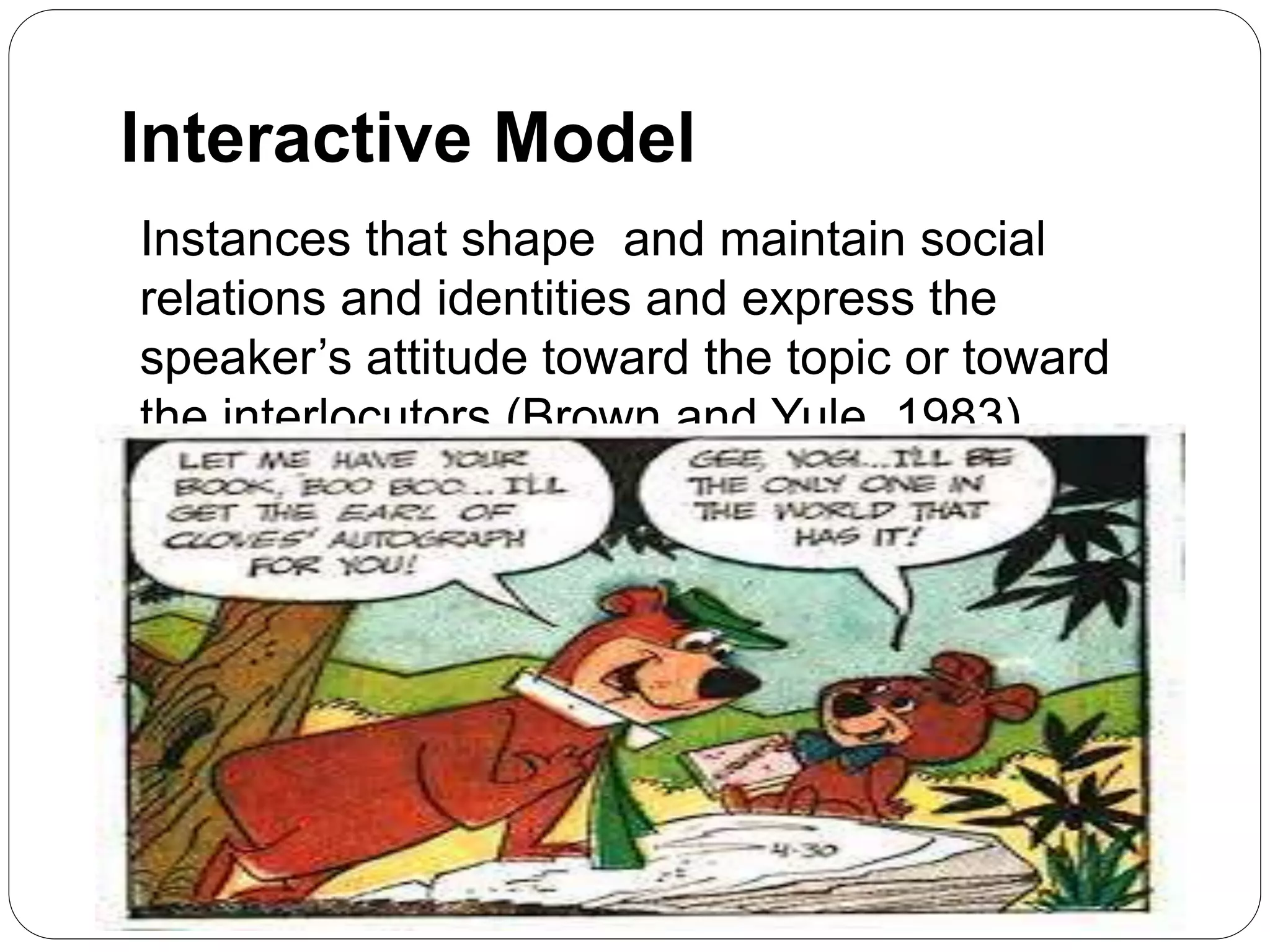 2. various models of communication and unique features of communication ...