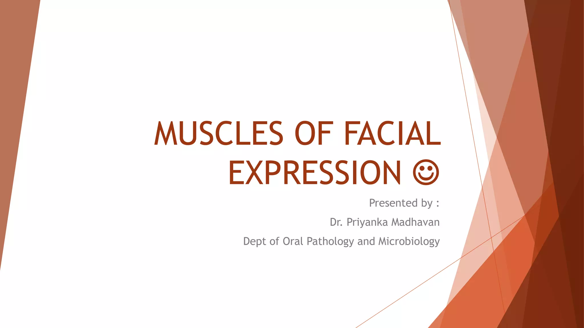 muscles of facial expression | PPTX