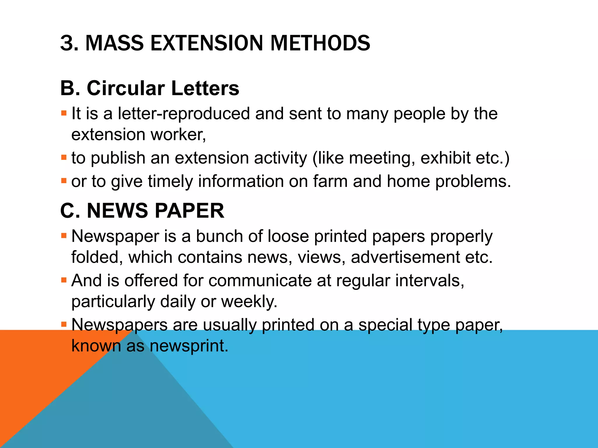 Extension Teaching Methods | PPTX