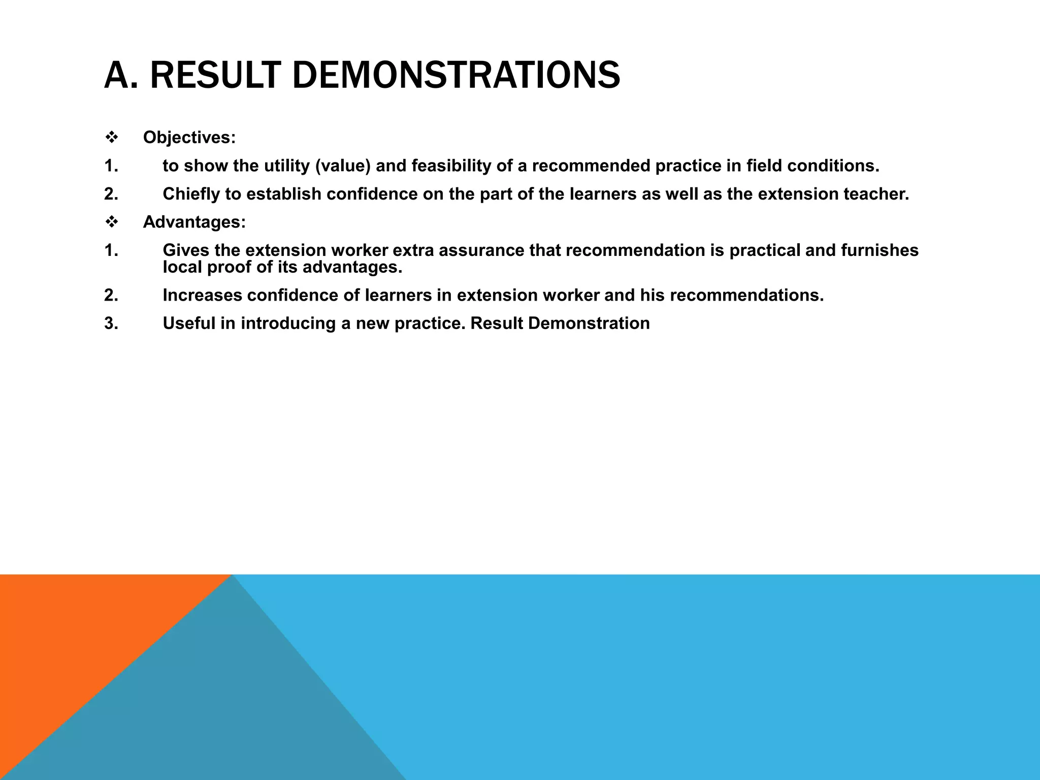 Extension Teaching Methods | PPTX