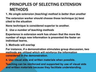 Extension Teaching Methods | PPTX