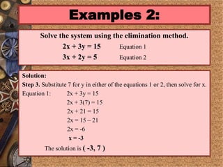 elimination | PPTX