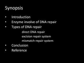 DNA repair by k sahu | PPTX