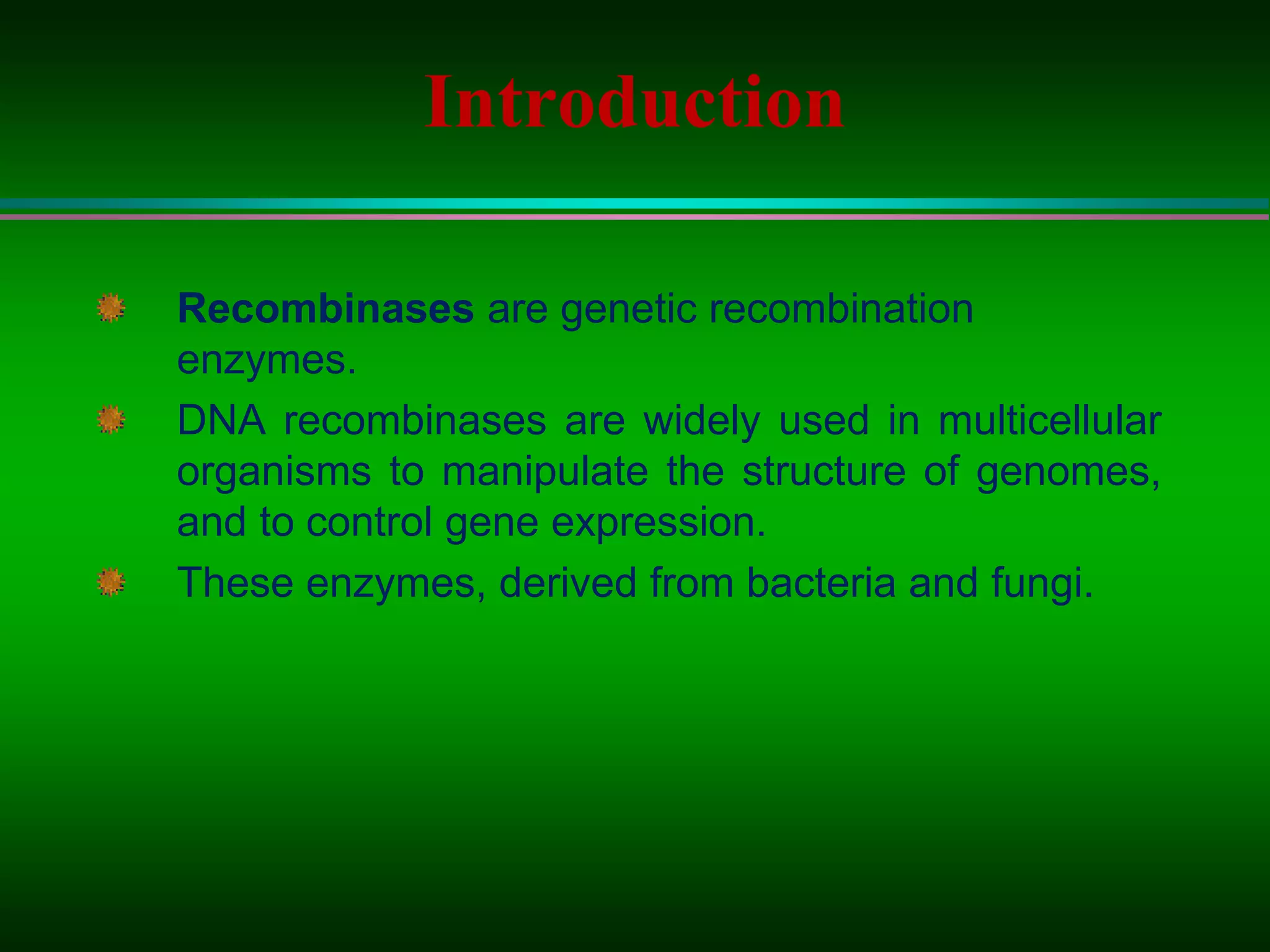 Reconbinase by kk sahu | PPT