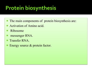 eukaryotic translation machinery by kk sahu | PPTX